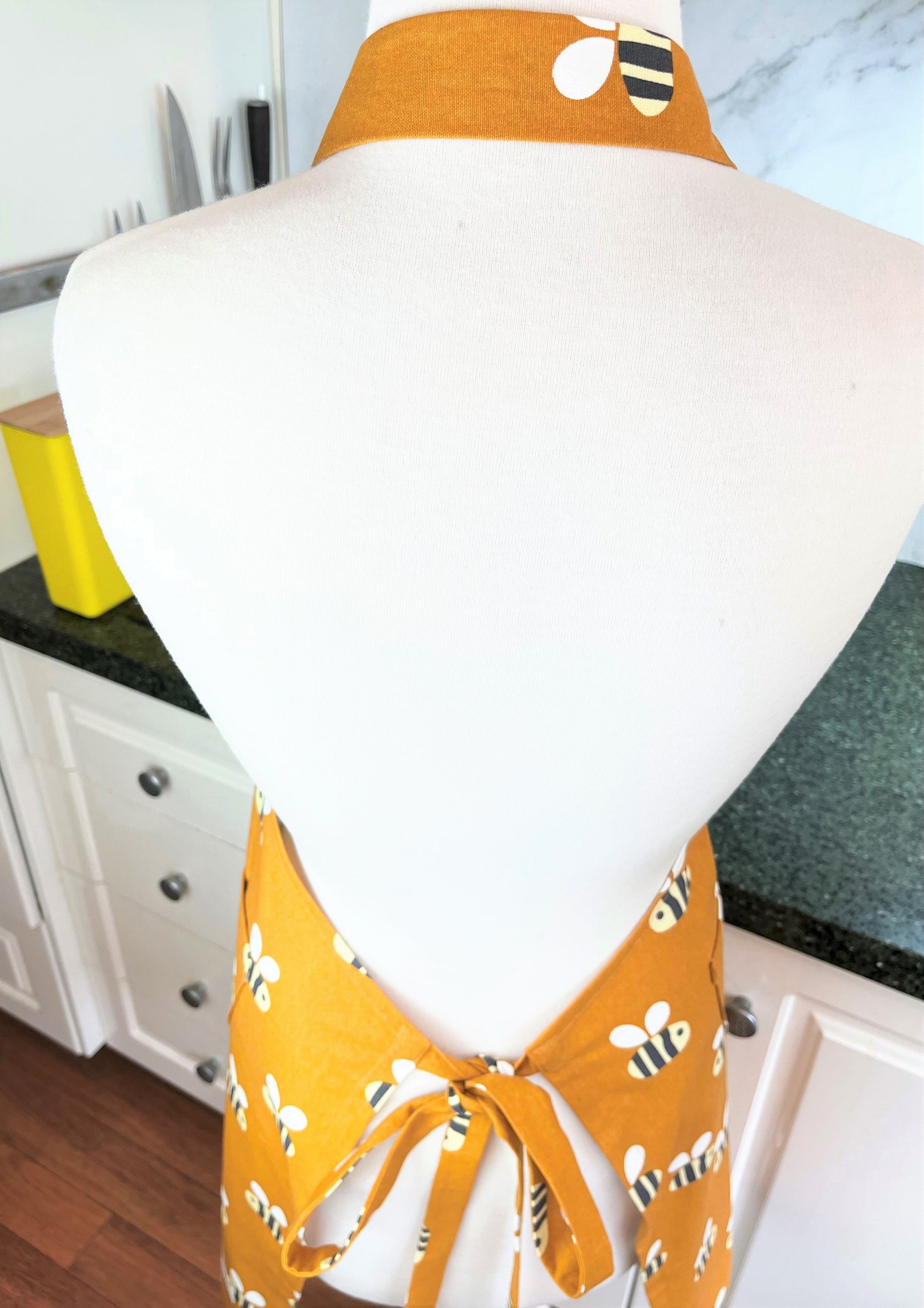 Big Bee Apron for Perfect Any Funky Baker – My Favourite Apron Co.