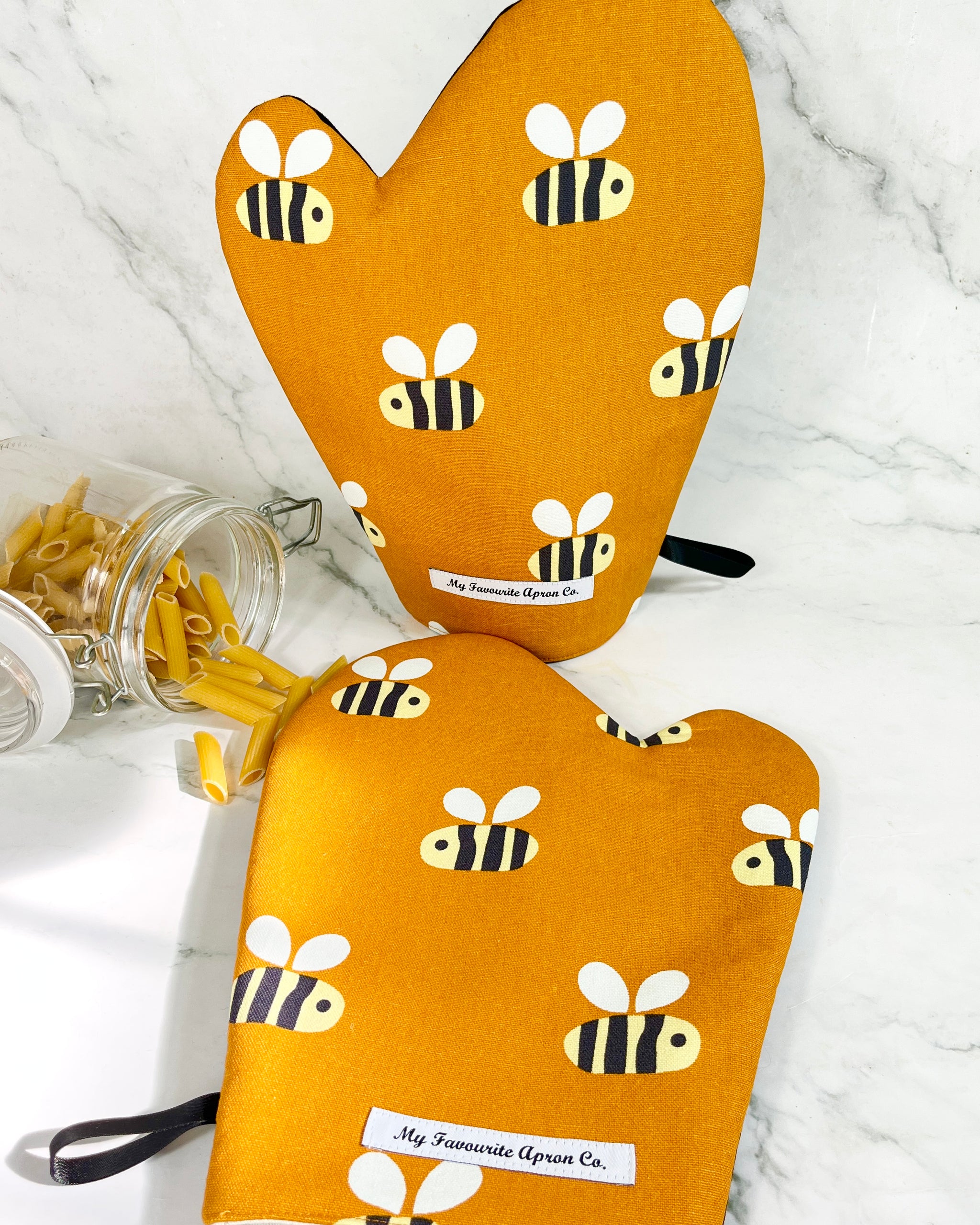 Big Bee Apron for Perfect Any Funky Baker – My Favourite Apron Co.