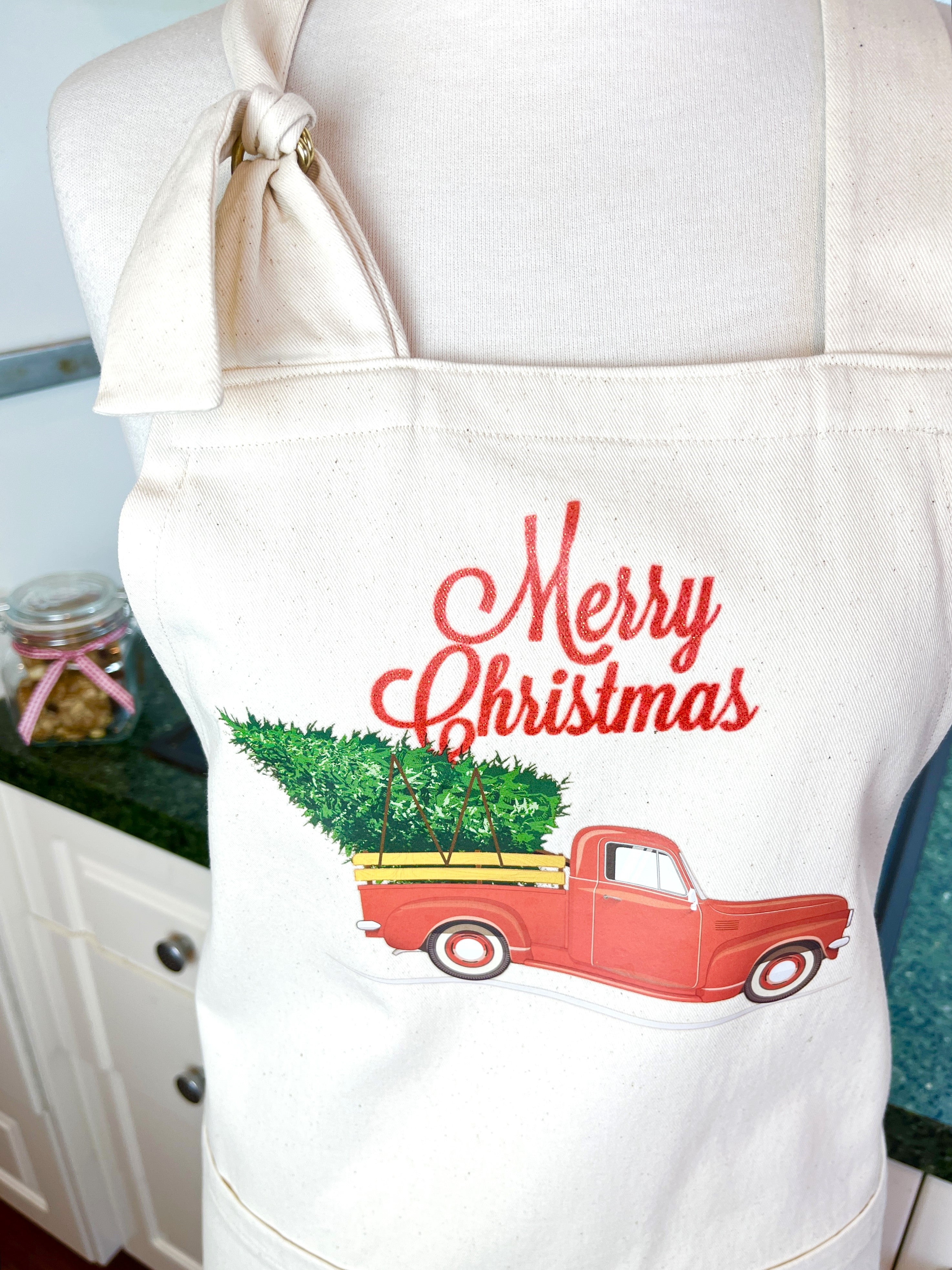 Retro Christmas Apron - ON SALE! – My Favourite Apron Co.