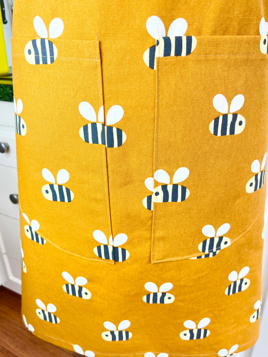 Big Bee Apron for Perfect Any Funky Baker – My Favourite Apron Co.