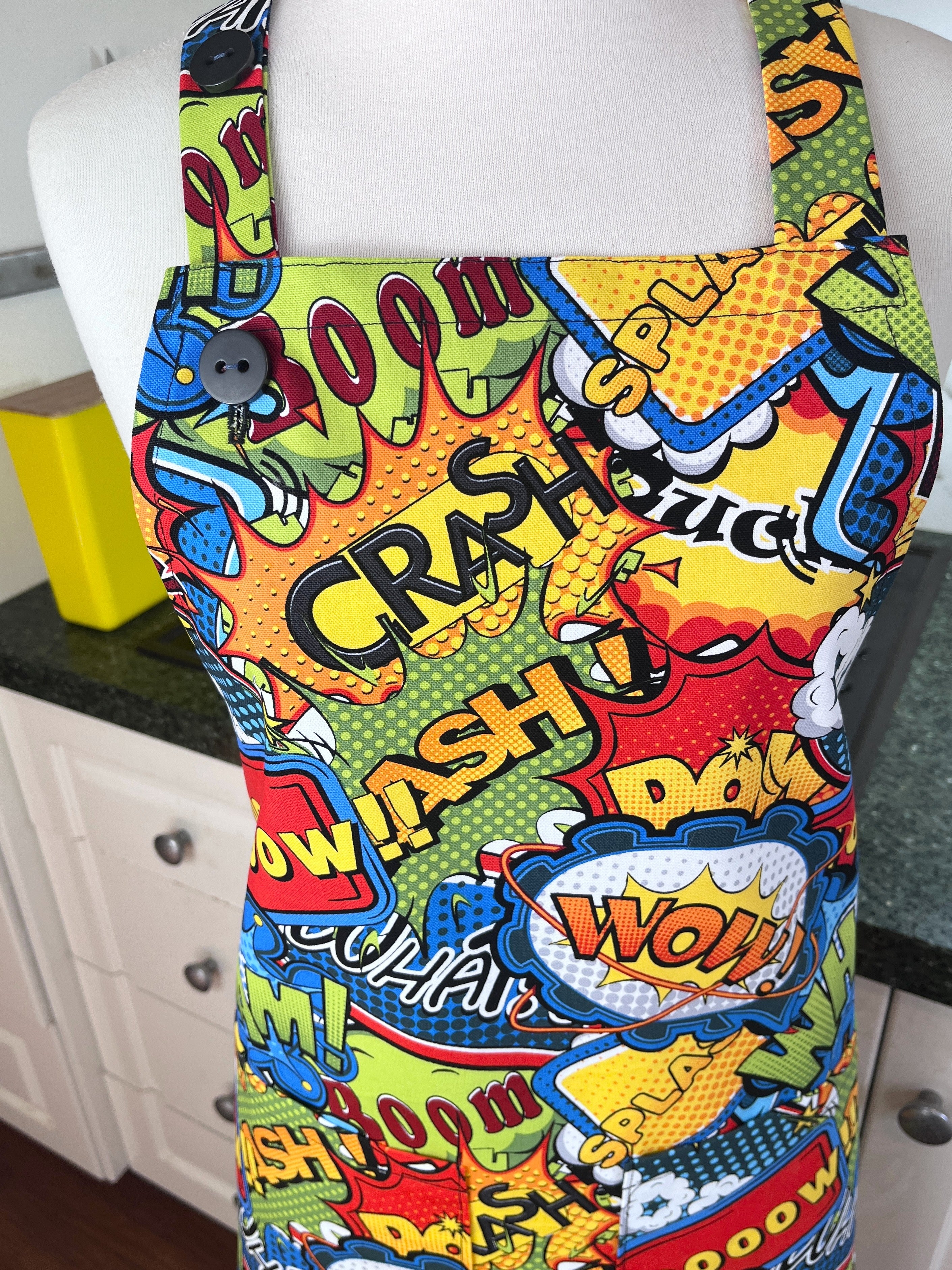 Comic Book Apron Perfect for Any Fun Baker or BBQ-er – My Favourite ...